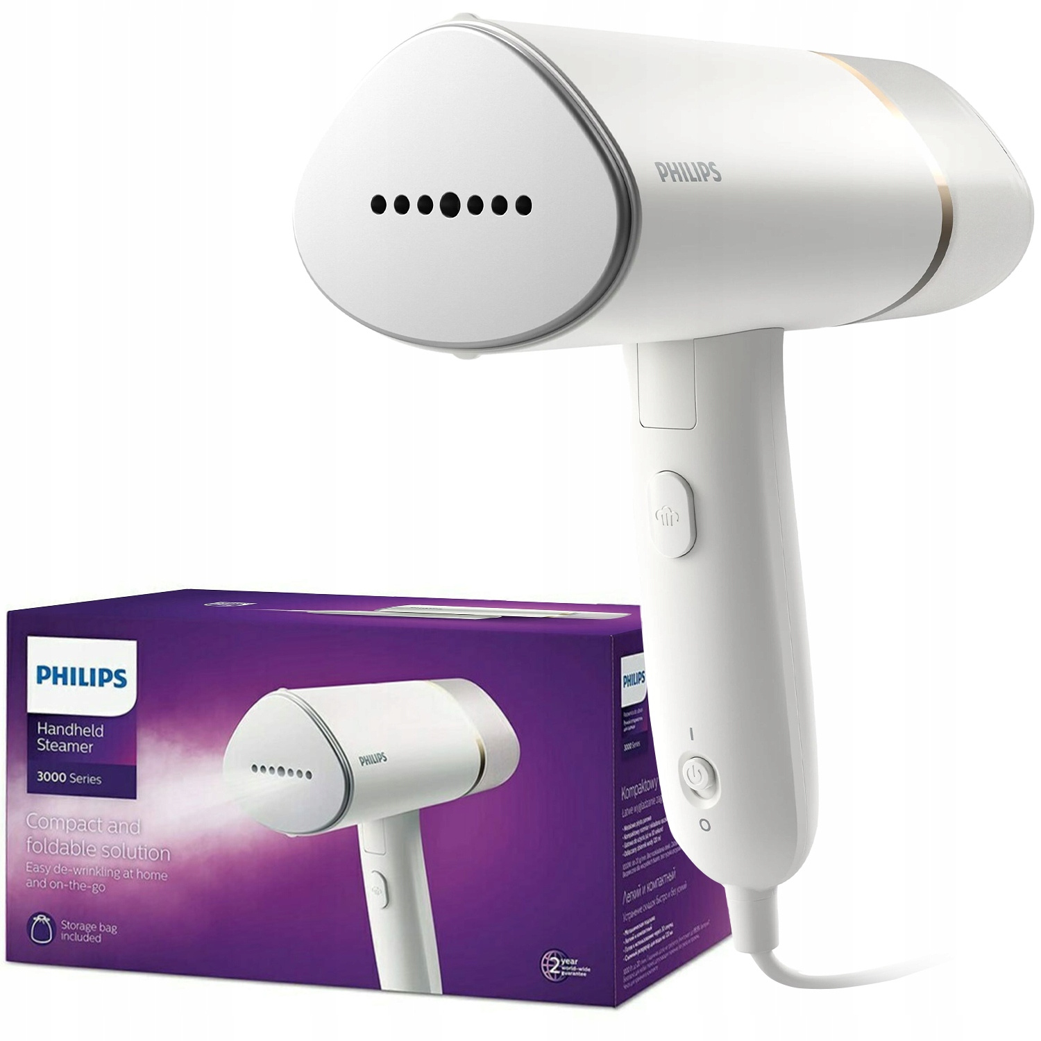 PAROWNICA DO UBRAŃ STEAMER PHILIPS 3000 STH3020/10 - okazon.pl