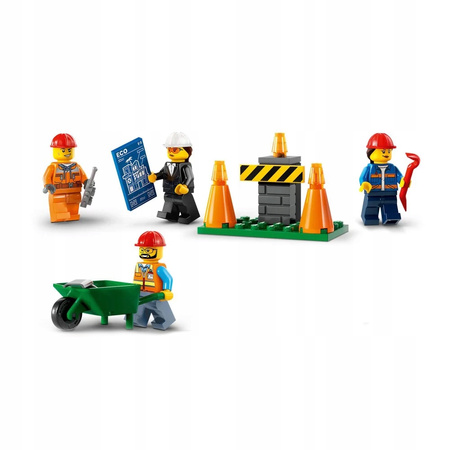 KLOCKI LEGO CITY POJAZDY BUDOWLANE I DŹWIG Z KULĄ CIĘŻARÓWKI - okazon.pl